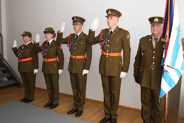 Four Army Officers Sworn In
